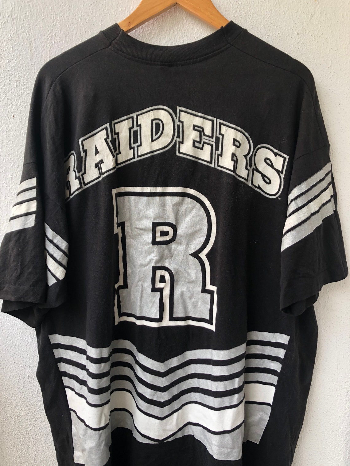 Vintage Original 90’s Oakland Raiders Pro American Football Team Over ...