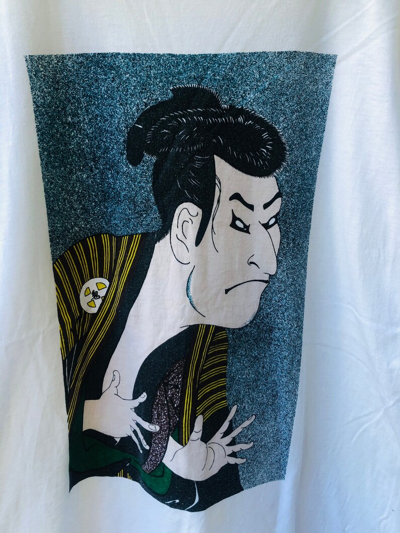 Vintage Original 80s Japanese Art Ukiyo-e Asian Motif Theme - Etsy