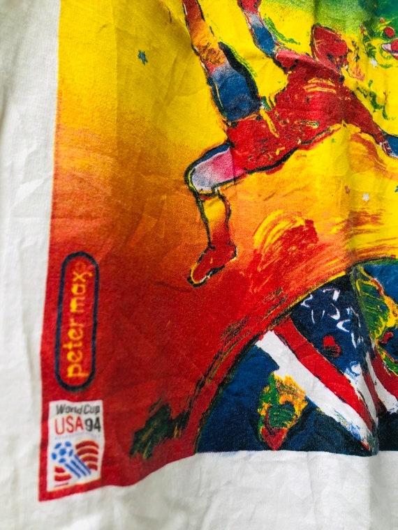 Vintage Original 90’s Peter Max Art “ World Cup 1994 … - Gem