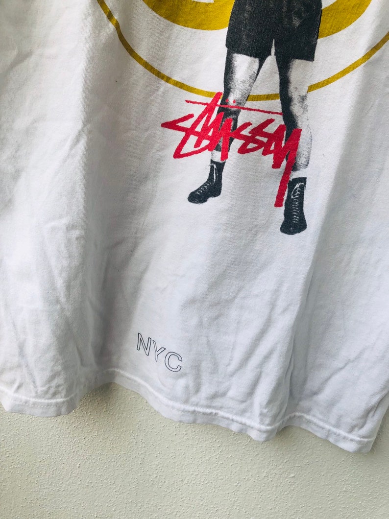 Vintage Original 90s Stussy " Joe Louis Boxing Photoprinted" American ...