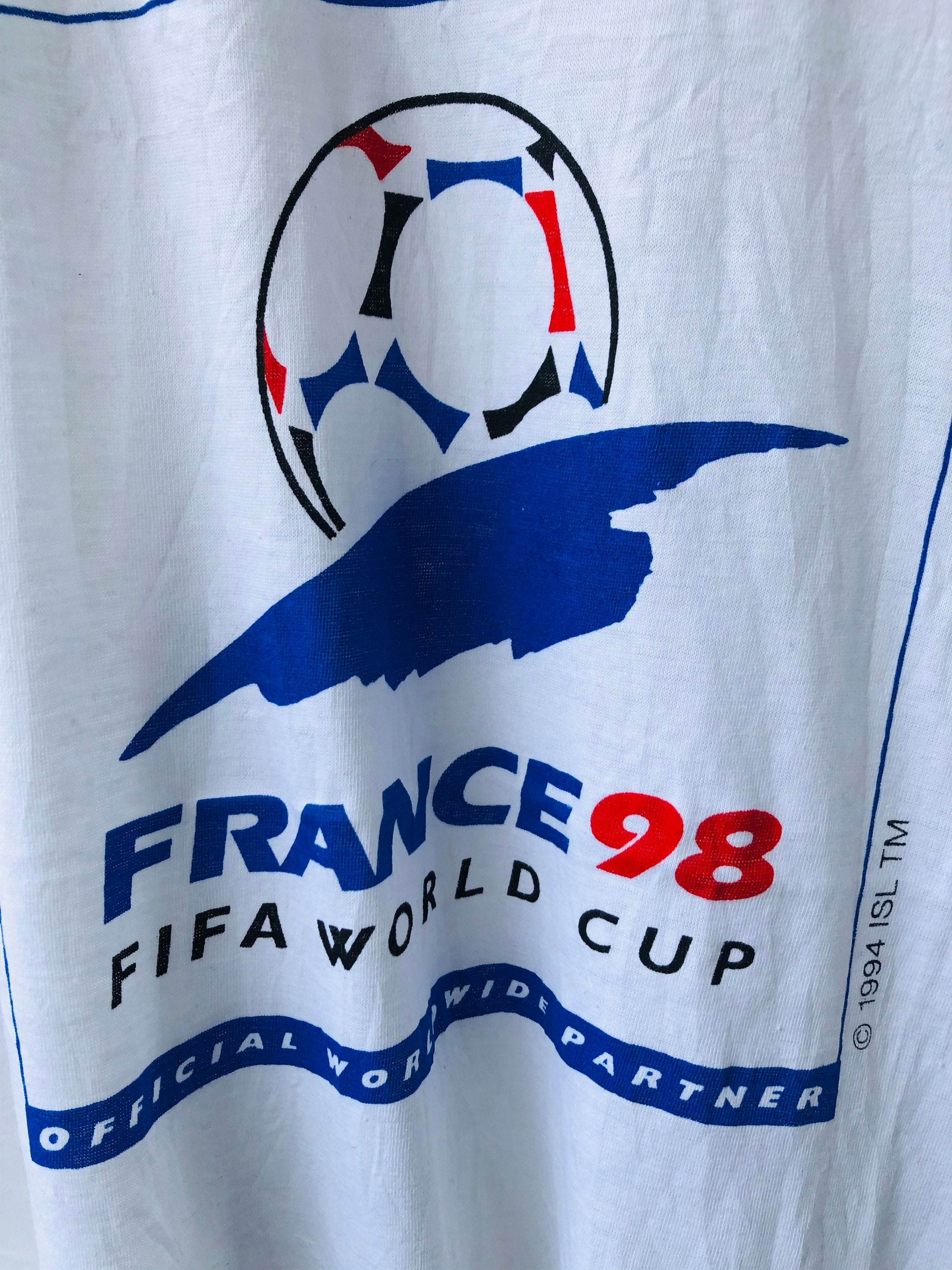 Vintage Original 90’s Budweiser “ Fifa World Cup France 1998 “ Promo T ...