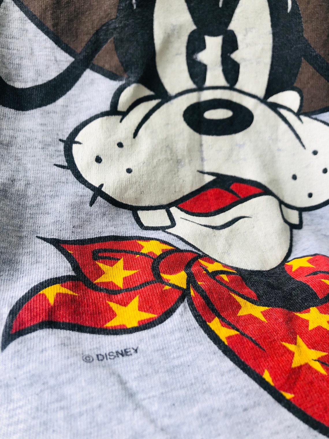Vintage Original 90s Walt Disney Cowboy Goofy Cartoon Long - Etsy