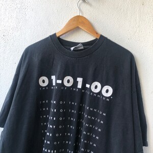Vintage Original New Millennium 01-01-00 the Mark of Millennium T-shirt ...