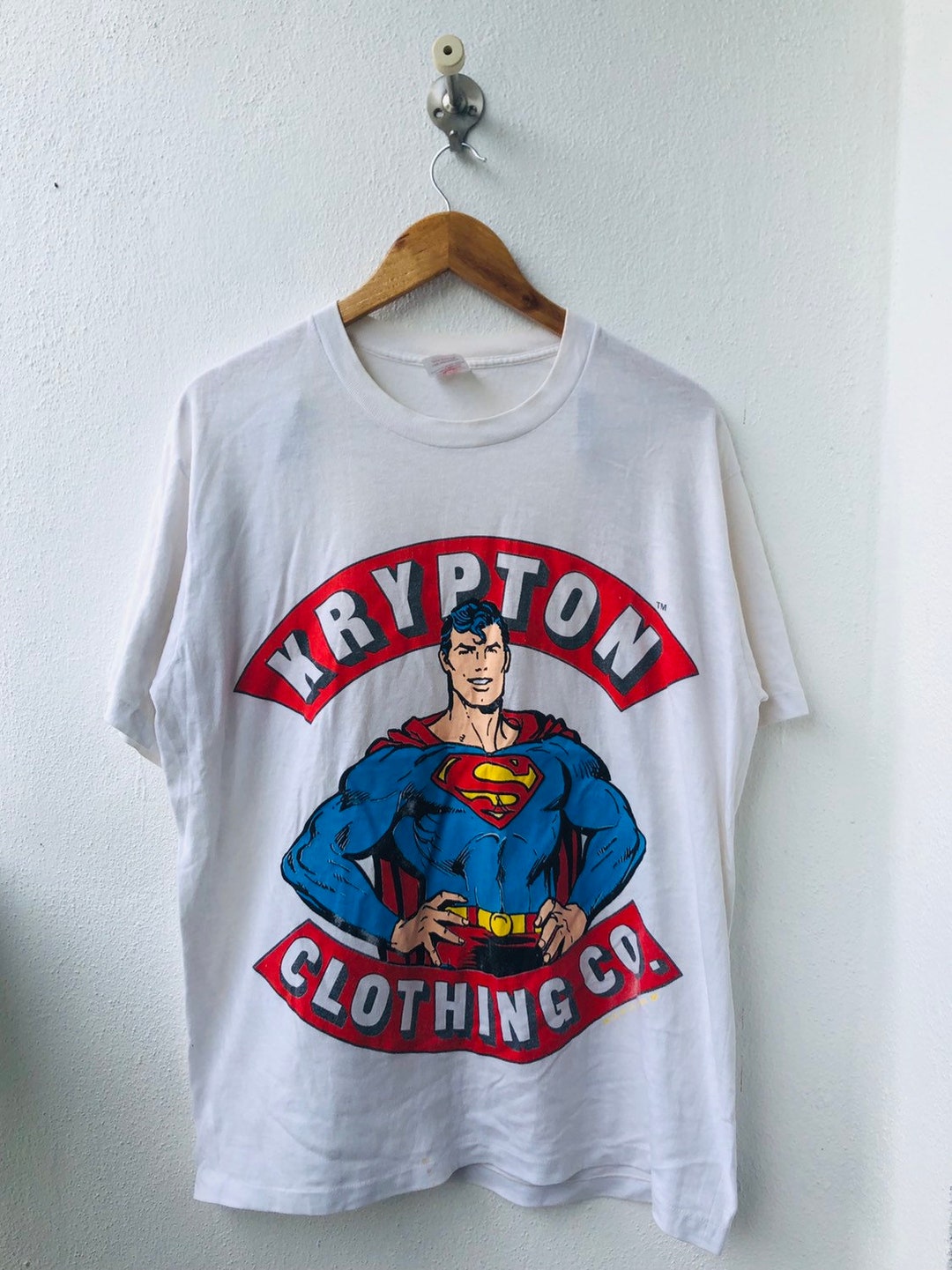 Vintage Original 80's Superman by Dc Comic " Krypton Clothing " Fiction ...
