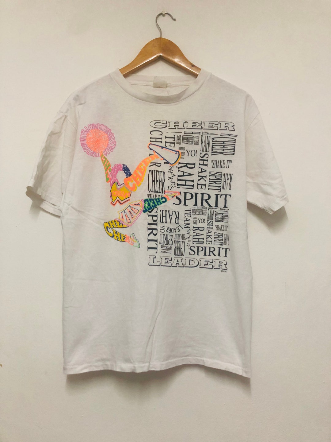 Vintage 90s Cheer Leader “ Shake It Spirit Rah!! T-shirt / Quotes ...