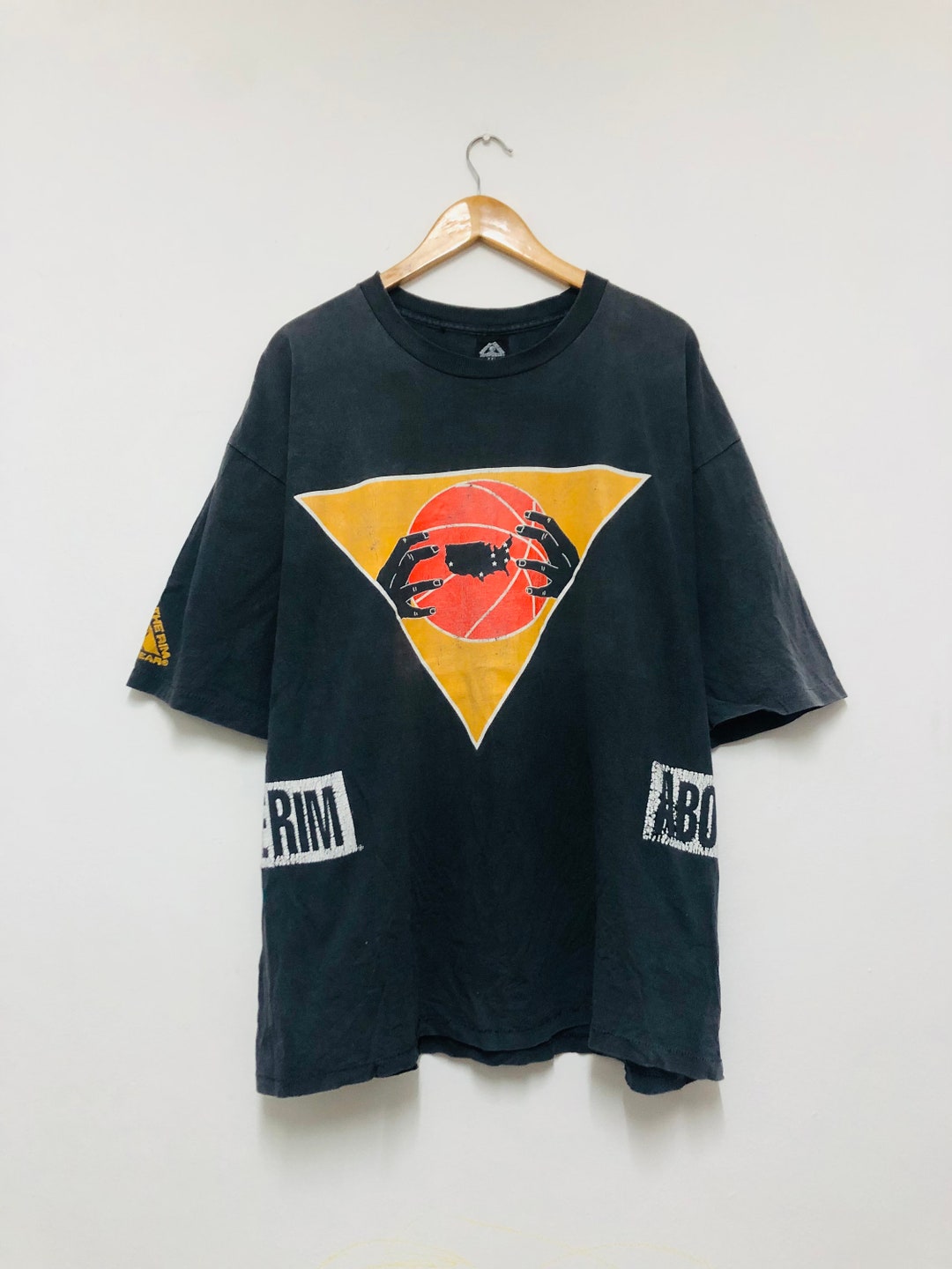 Vintage 90s Above the Rim Hoopwear T-shirt / Basketball Tee / Sportwear ...