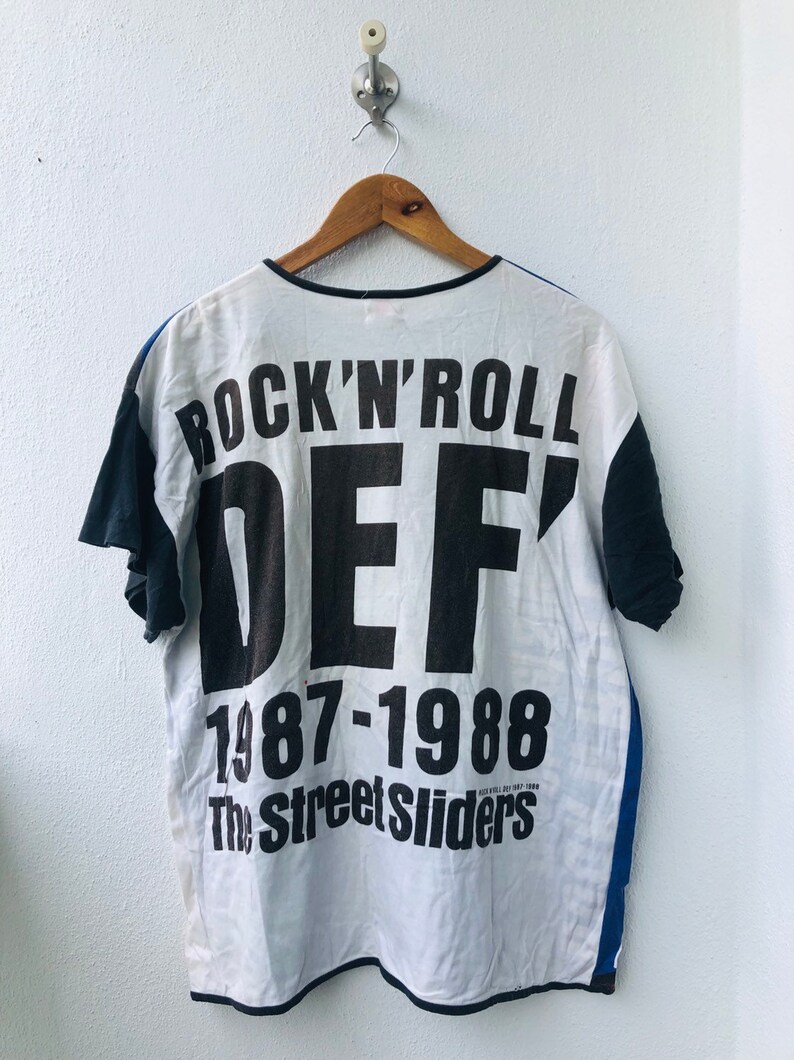 Vintage Original 80s the Street Sliders " Rock N Roll Def 1988 Tour ...
