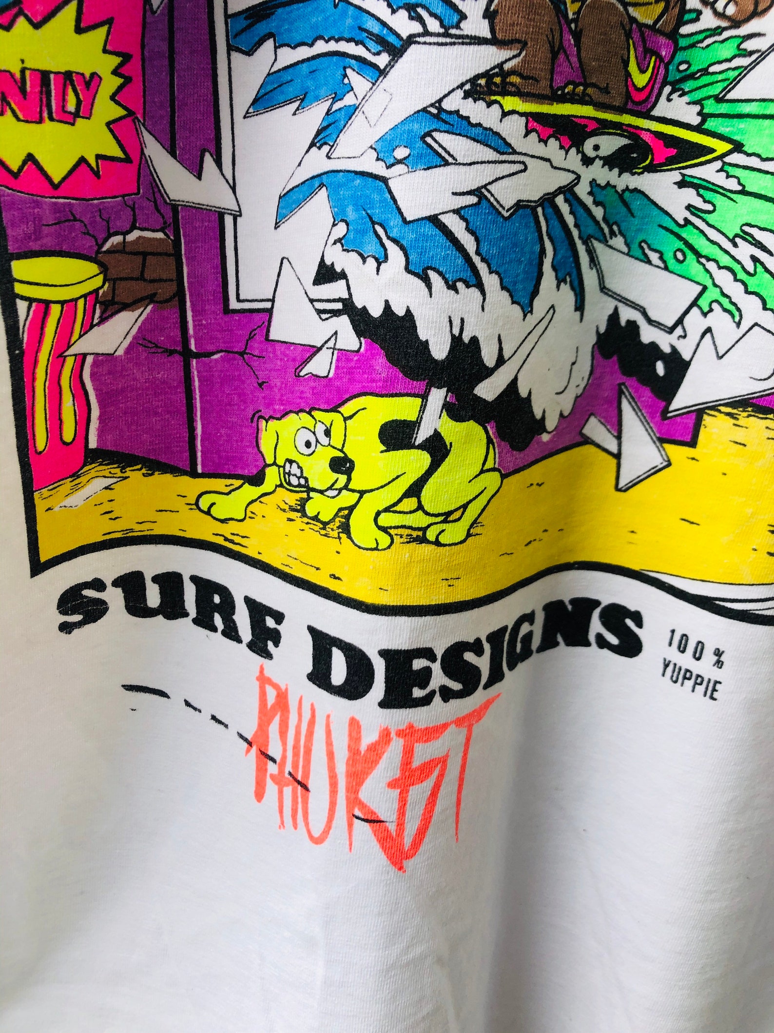 Vintage Original 90’s T&C Surf Design “ Hand Printed “ Phuket Issue ...