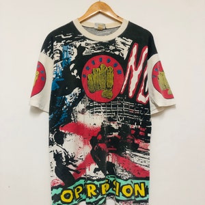 Vintage 90s Freedom Oppression T-shirt / Overprints / Rare / Streetwear ...