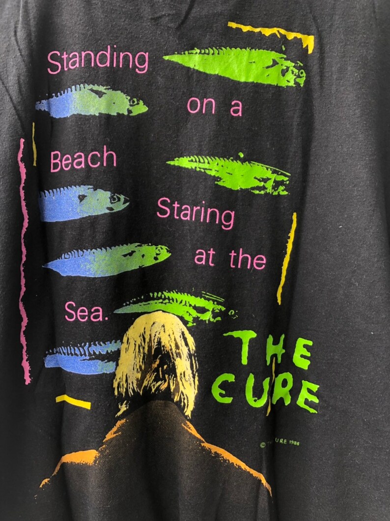 Vintage the Cure New Wave Post Punk Standing on the - Etsy