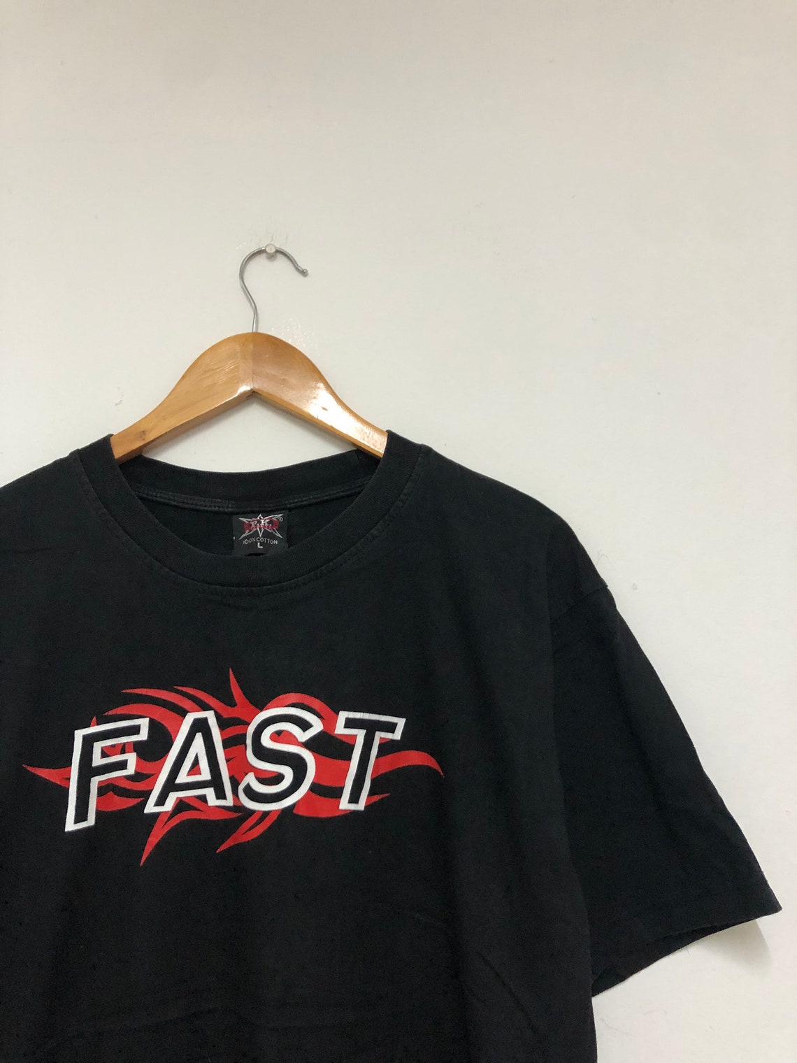 Vintage 90s Fast “ Midle Finger T-shirt / Graphic / Funny / Parody ...