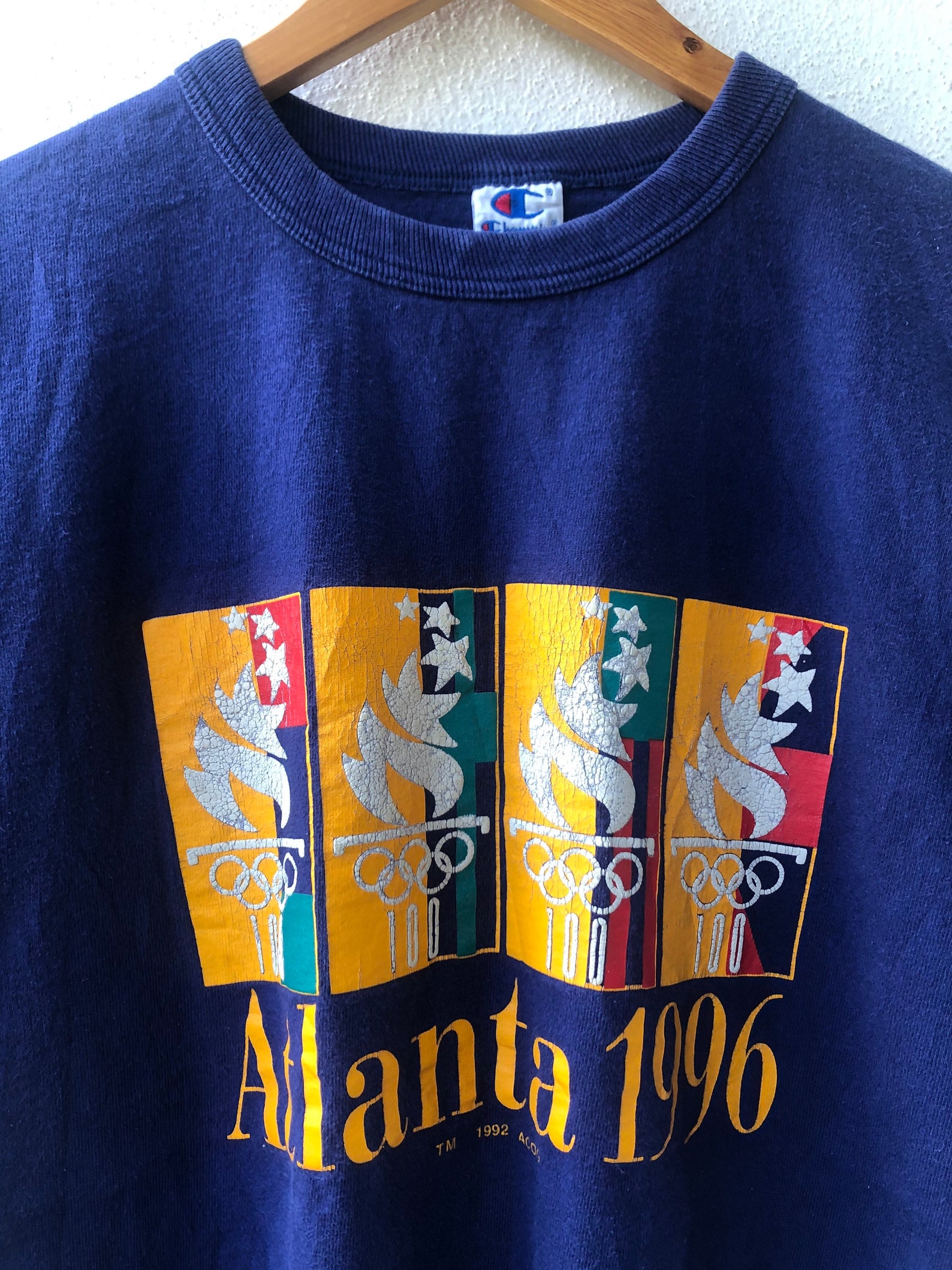 Vintage Original 90s Atlanta 1996 by Chanpion Product Olympic - Etsy