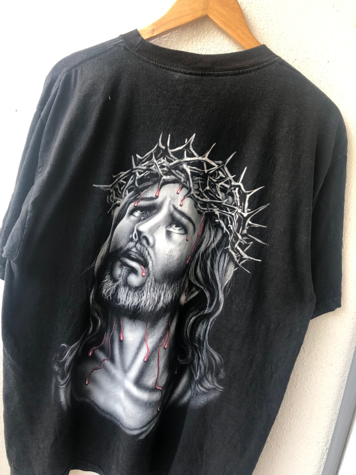 Vintage Original Late 90s Jesus Graphic T-Shirt | Etsy