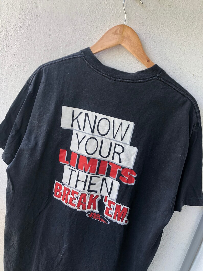 Vintage Original 90's No Fear Know Your Limits Then - Etsy