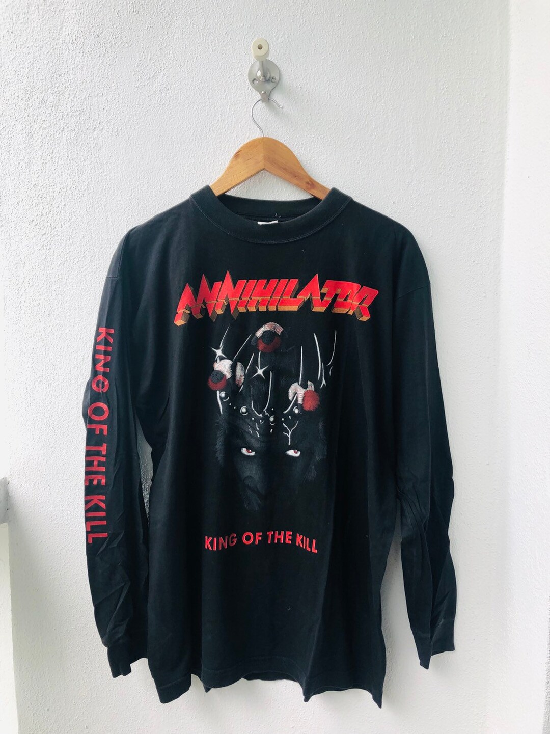 Vintage Original 90s Annihilator Band " King of the Kill " Canadian ...