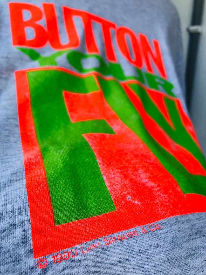 Vintage Original 90's Levi's Button Your Fly | Etsy