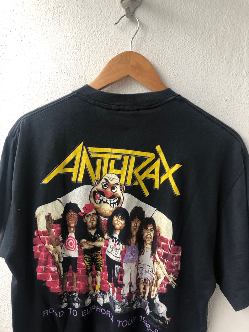 Vintage Original 80s Anthrax Band State of Uphoria 1988 - Etsy