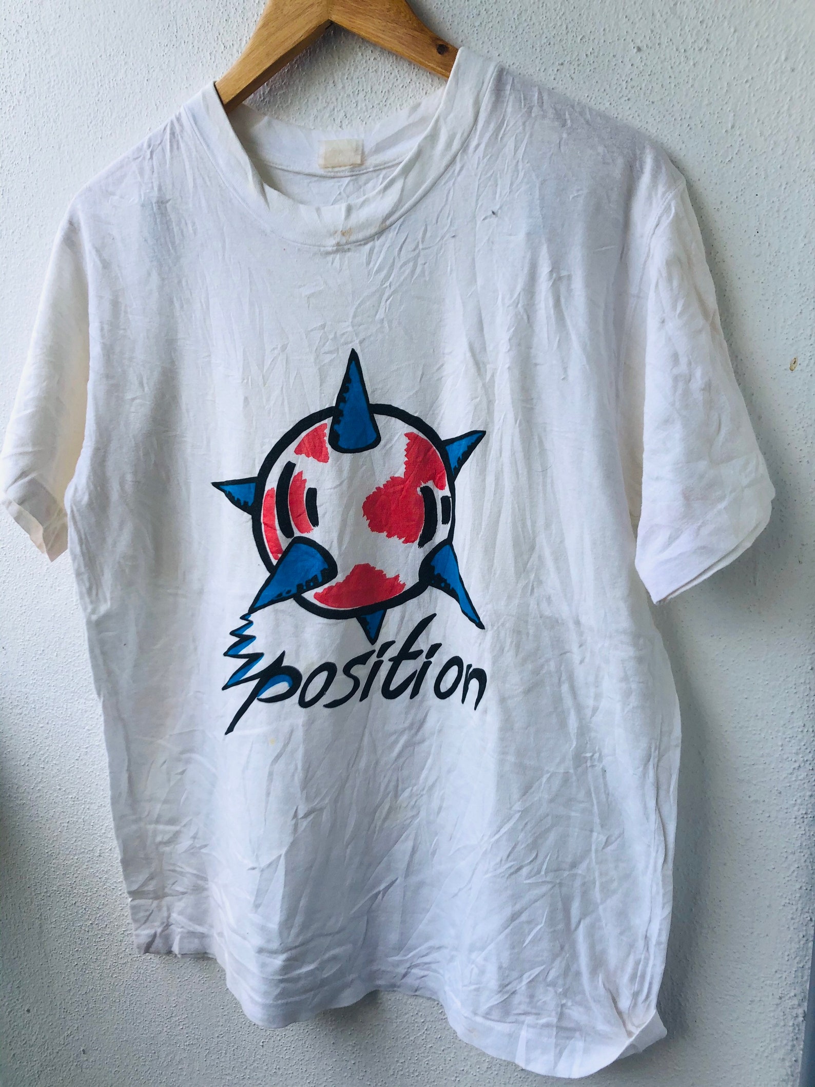 Vintage Original 80s Position Art Work T-shirt - Etsy