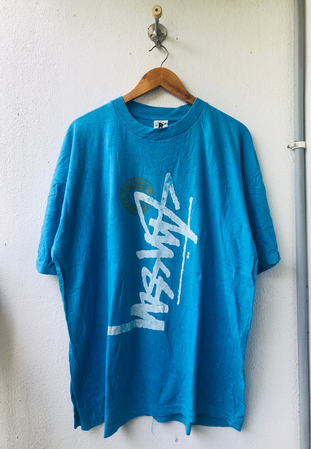Vintage Early 90s Stussy American Modern Streetwear Skate Surf T-shirt ...