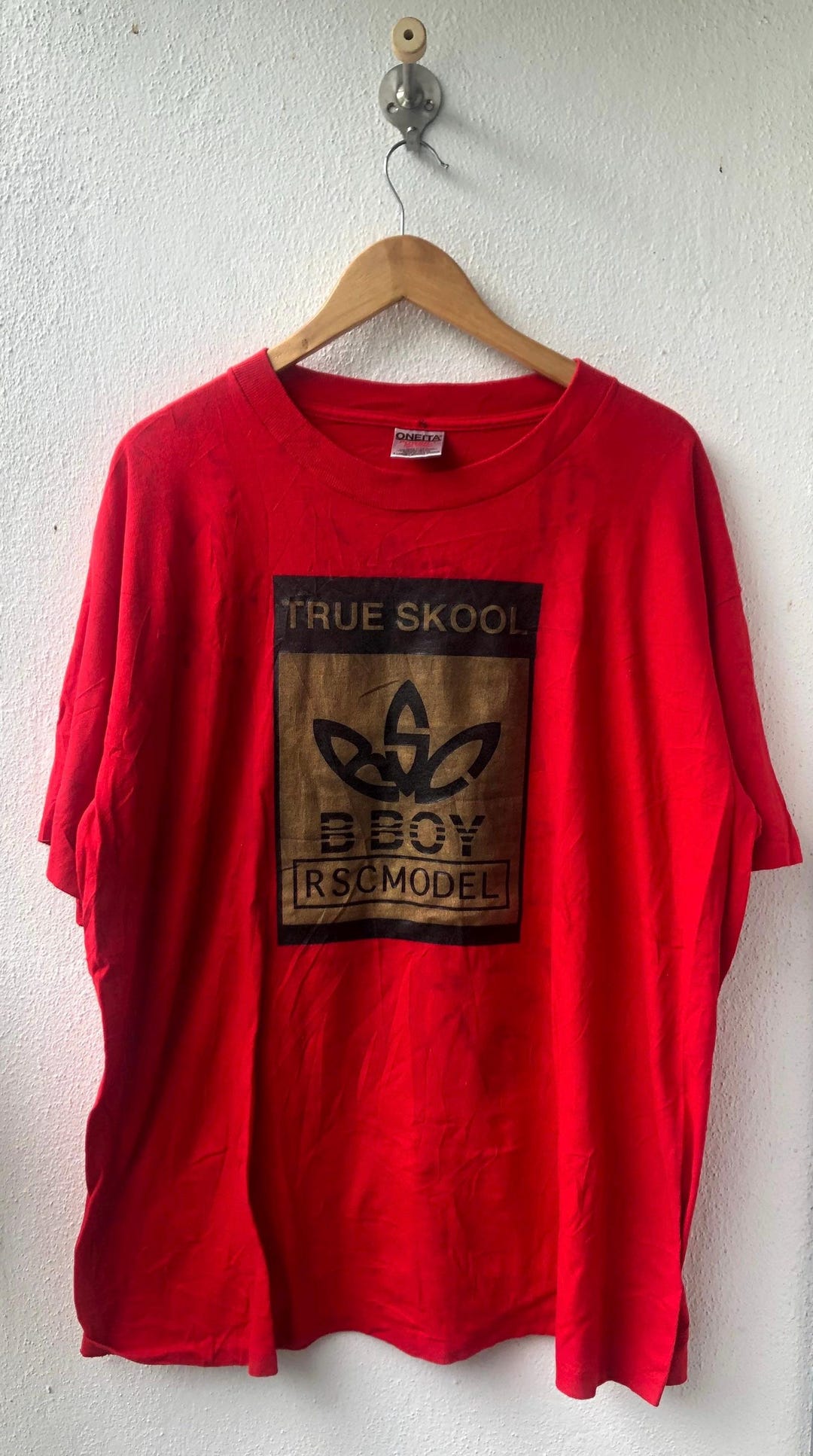 Vintage 90s True Skool B BOY RSC “ Model Rock Steady Crew “ Hip Hop T ...