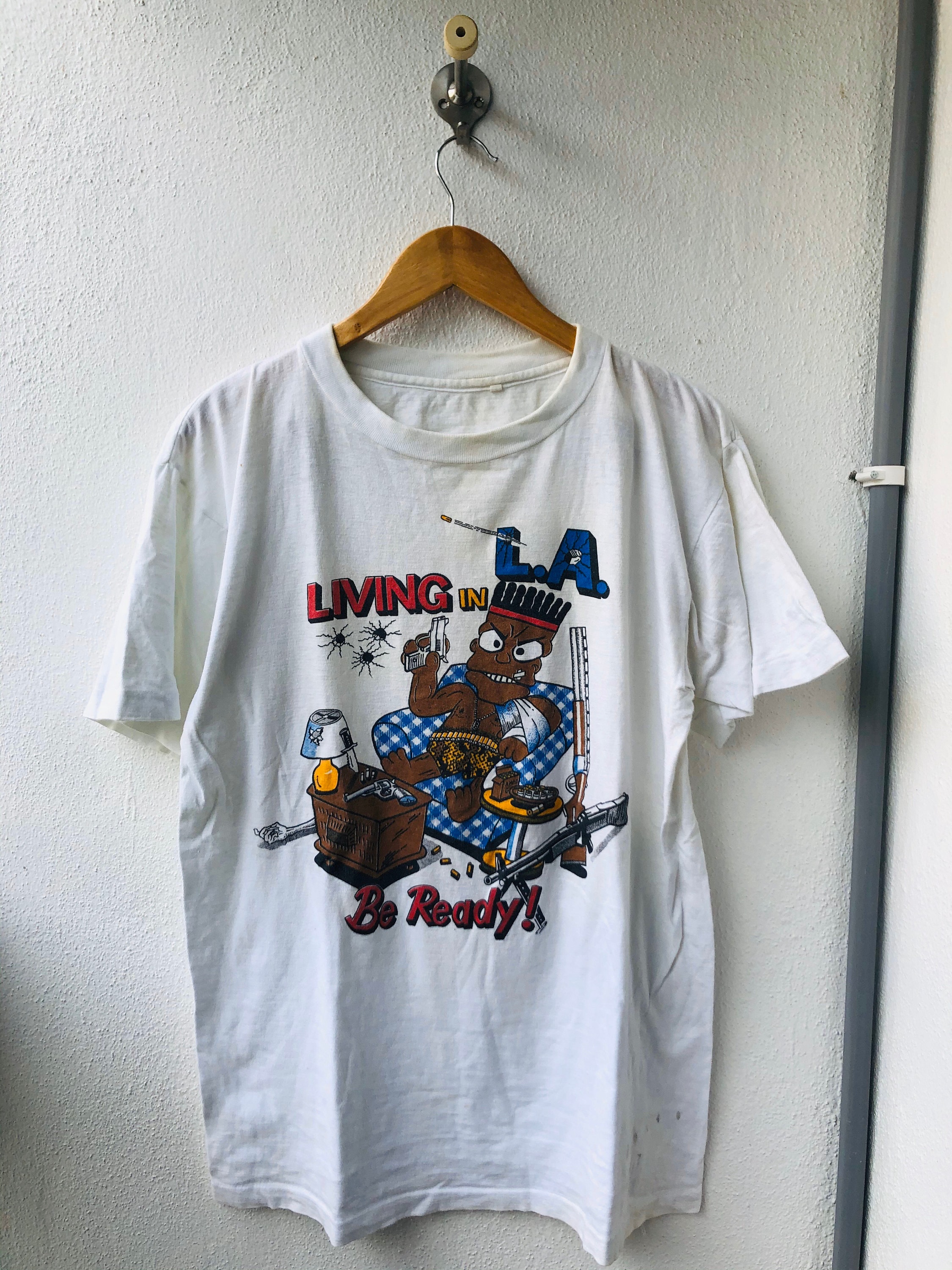Vintage Original 80's Bart Simpson Bootleg Parody “ Living Vintage Original 80's Bart Simpson Bootleg Parody “ Living