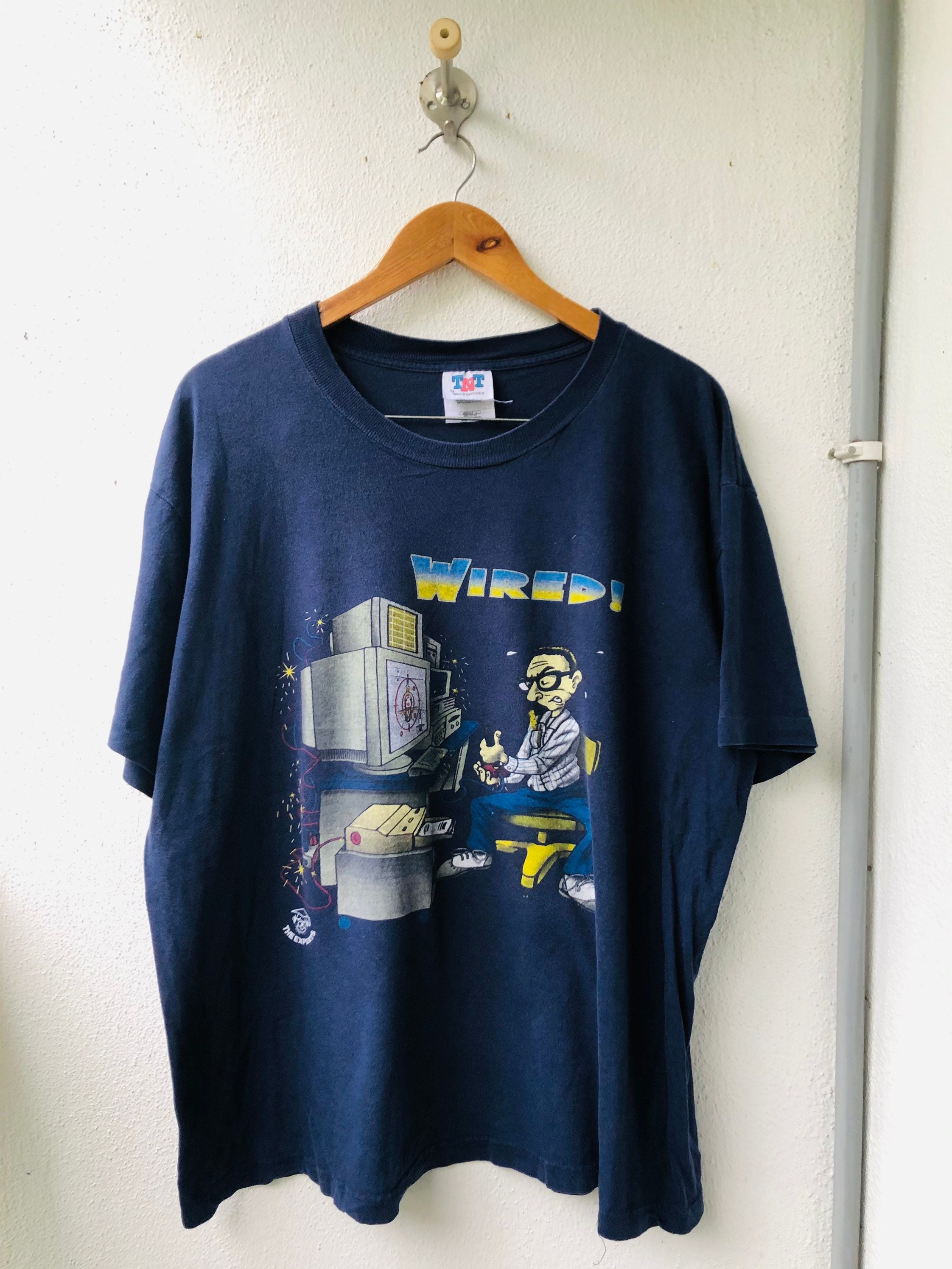 Vintage Original 90s Wired Computing Gaming Parody T-shirt - Etsy
