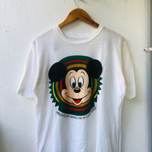 Vintage Original 90’s Mickey Mouse Rasta American Cartoons T-shirt - Etsy