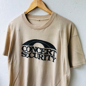 Vintage 80’s Concert Security Tour Band T-shirt - Etsy