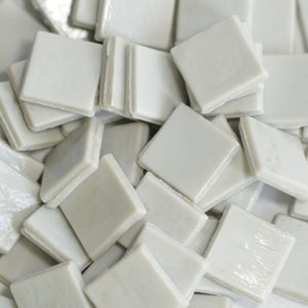 Light Grey Murano Smalto Italian Glass Tiles 15mm Mosaic - Etsy