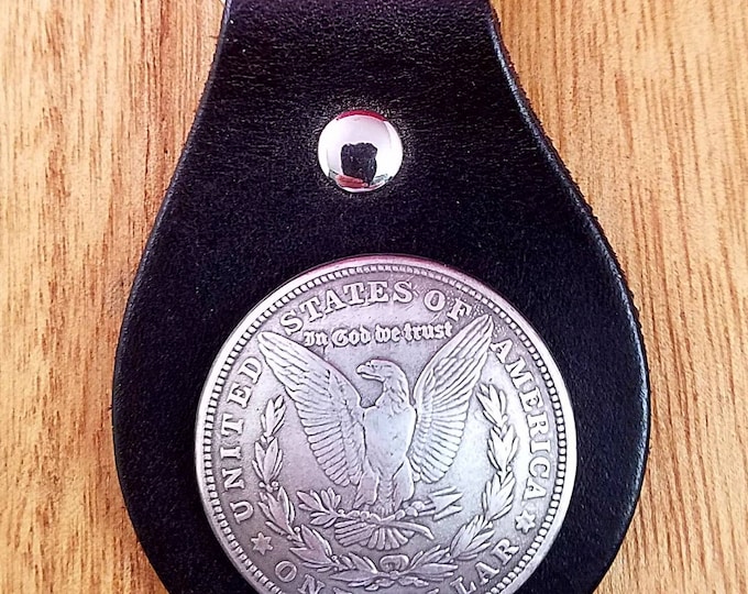Silver Dollar Keychain - Etsy