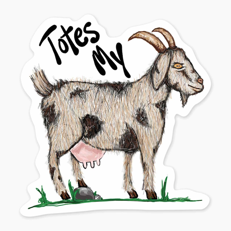 Goat Usa Sticker - Etsy