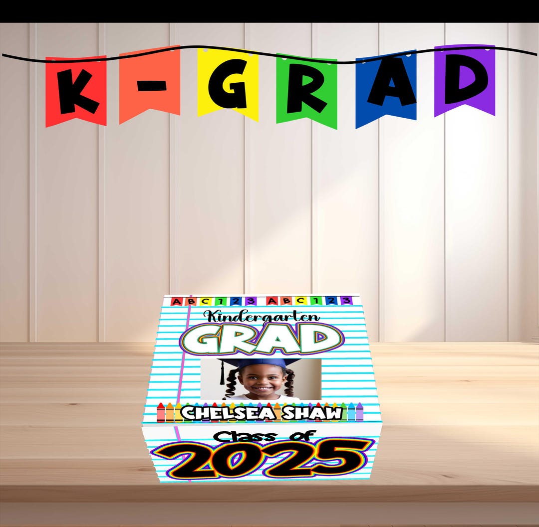 Custom Kids Graduation Box, Custom Graduate Box for Kids, Gift for ...