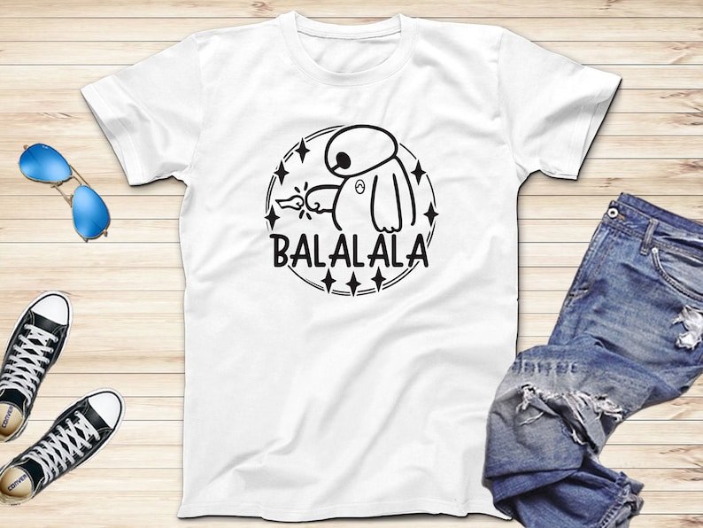 Baymax Ba La La La Shirts, Big Hero 6 Inspired Shirts, Baymax Epcot T ...