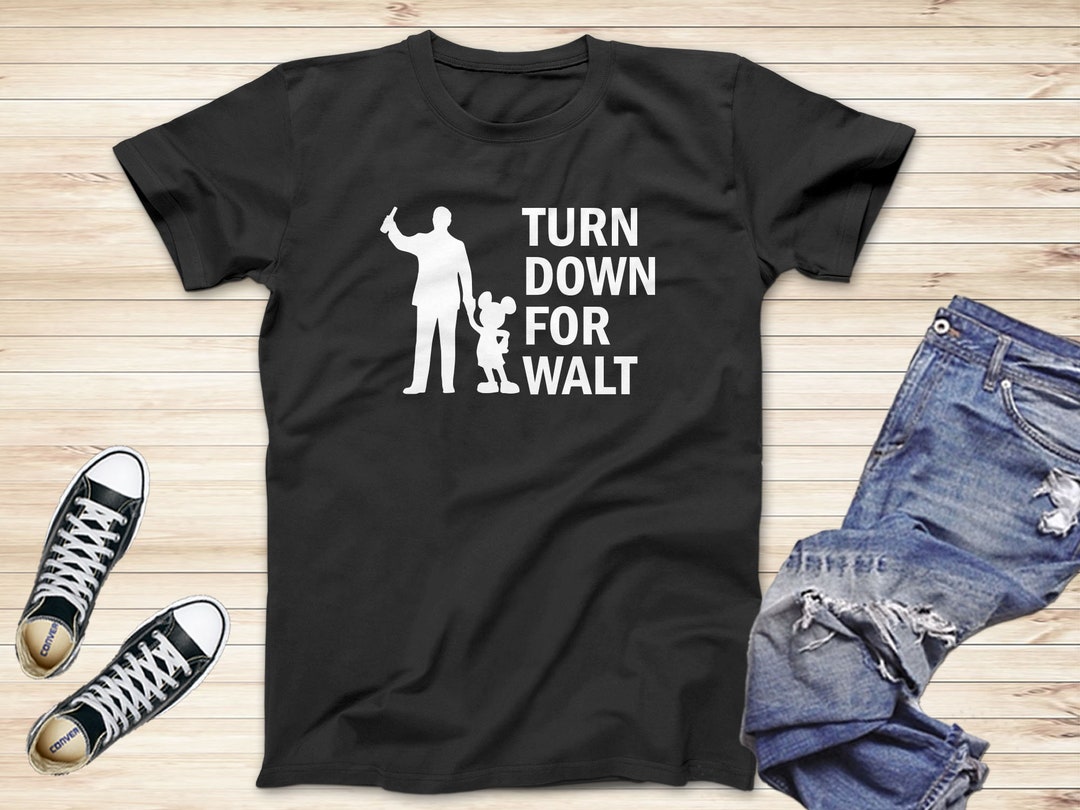 Turn Down for Walt T-shirt, Mickey Mouse Key Disney Trip Shirt, Adults ...
