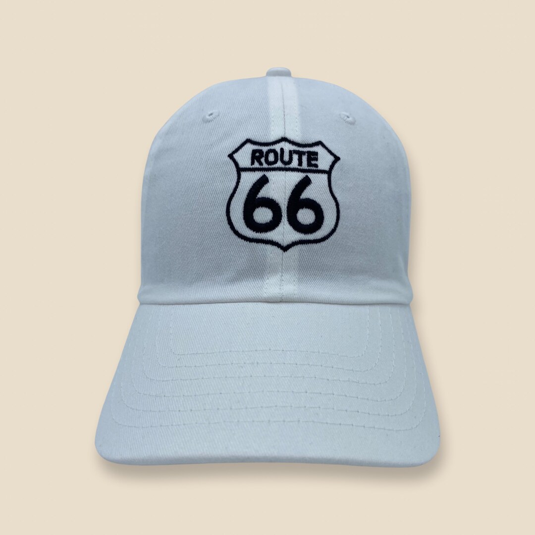 Embroidered Route 66 Hat: Adjustable Adult & Youth Cap - Etsy