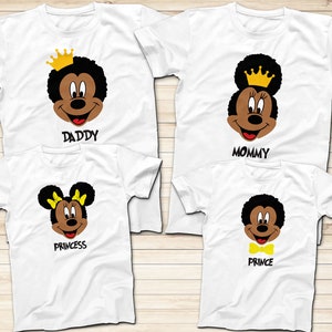 Afro Mickey and Minnie Family Disney Shirts, African Family Party Trip ...