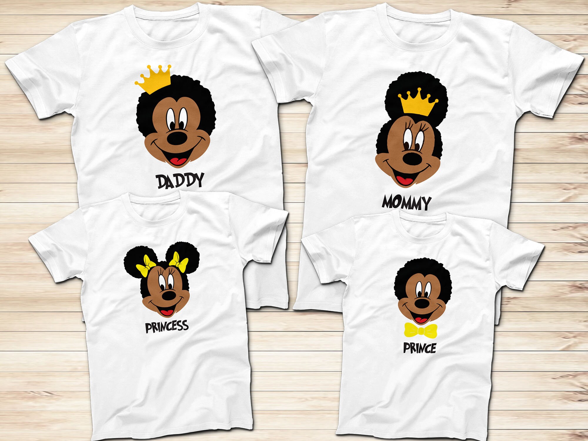 Afro Mickey and Minnie Family Disney Shirts African Family - Etsy