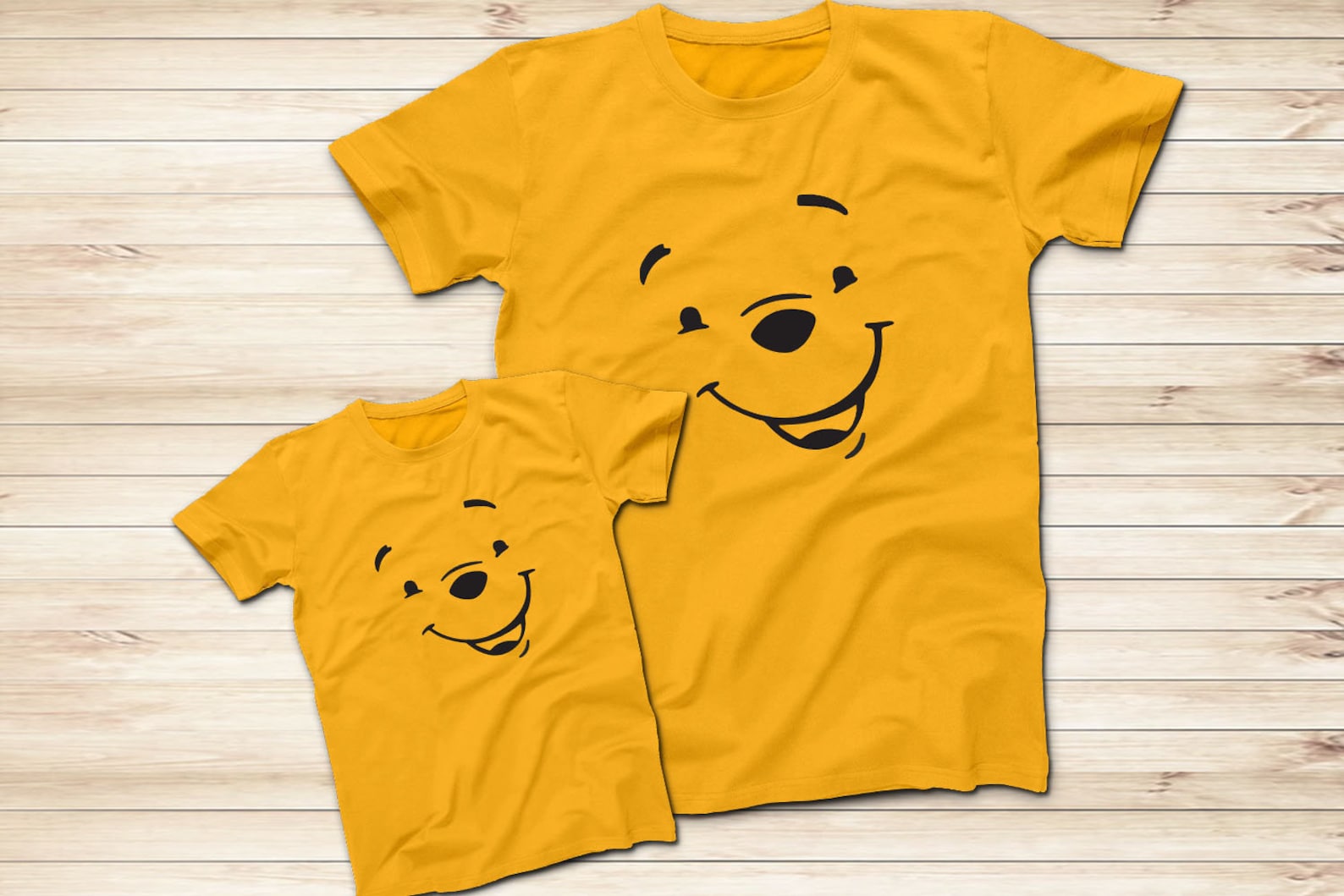 Winnie the Pooh Smile Yellow Shirt Family Vacation T-shirts - Etsy