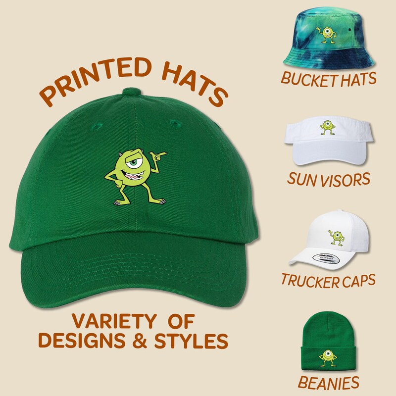 Mike Wazowski Hat - Etsy