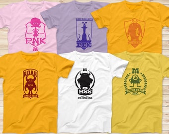 Monsters University Fraternity Sorority Shirts EEK Slugma - Etsy