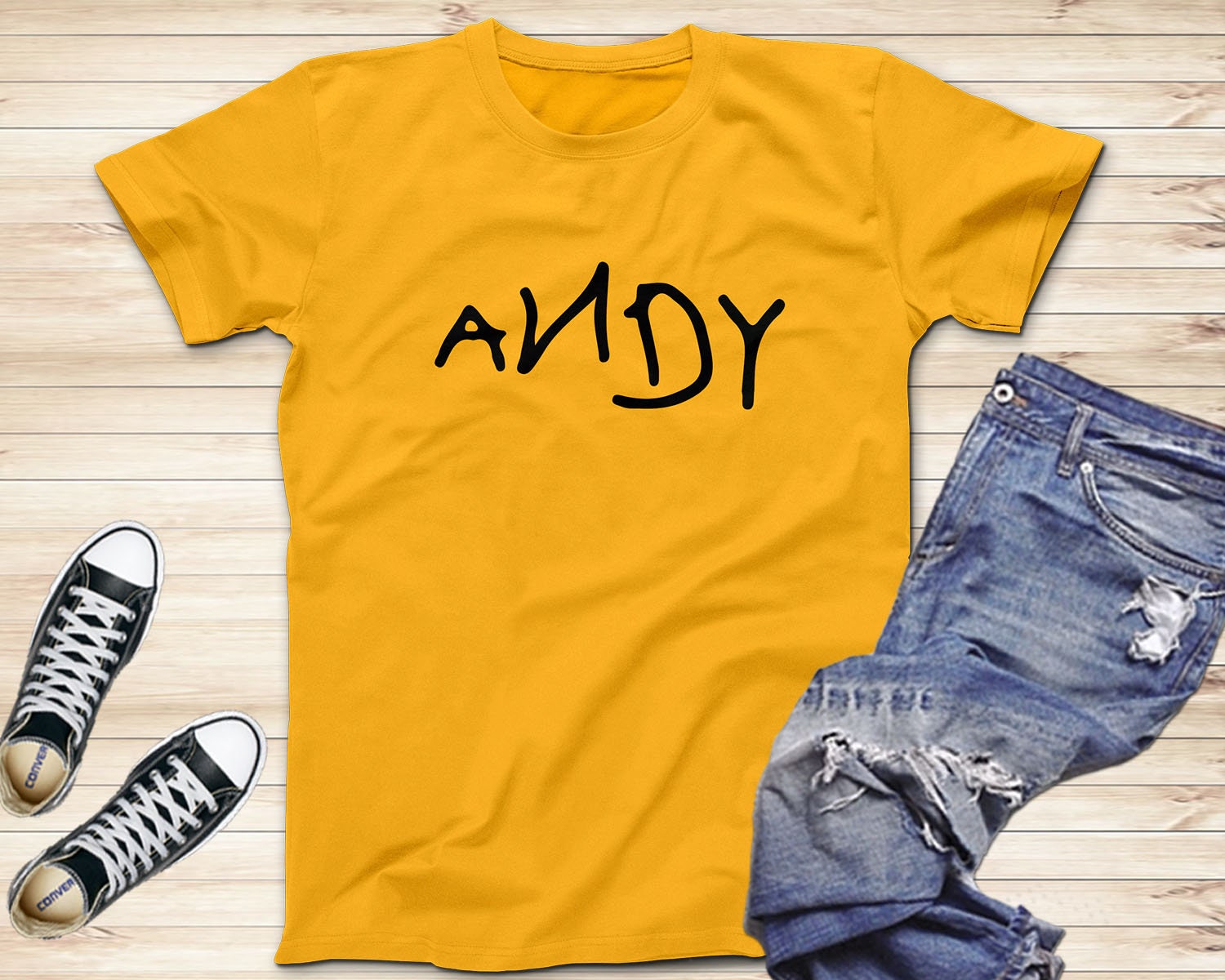 Andy Yellow Toy Story T-Shirts Toy Story Disney Inspired | Etsy