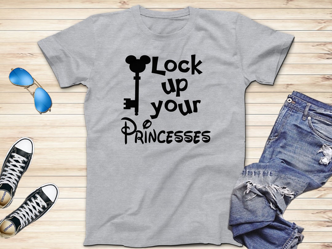 Lock up Your Princesses Disney Key Shirts, Funny Baby Boy Shirt ...