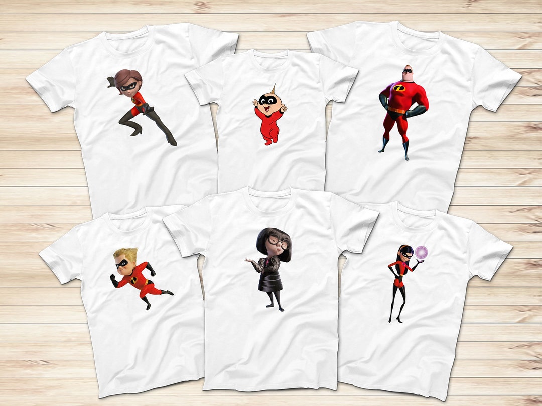 The Incredible Family and Edna Mode Disney Shirts, Family Party Shirts ...