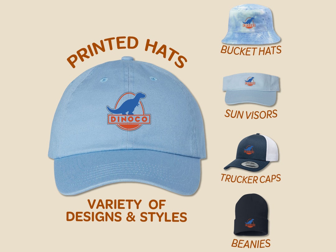 Dinoco Logo Disney Cars Movie Full Color Printed Hat |trucker Hat ...