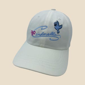 Princess Cinderella Embroidered Hat: Adjustable Baseball Cap - Etsy
