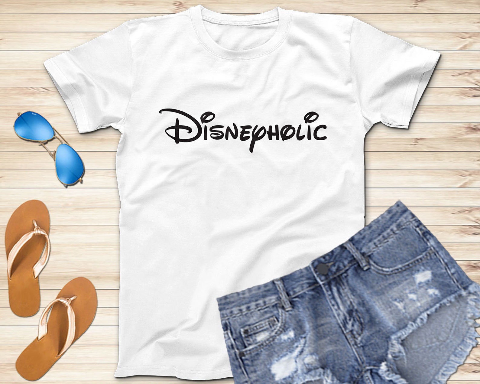 Disneyholic T-shirt Disney Humor Shirt Funny T-shirts - Etsy