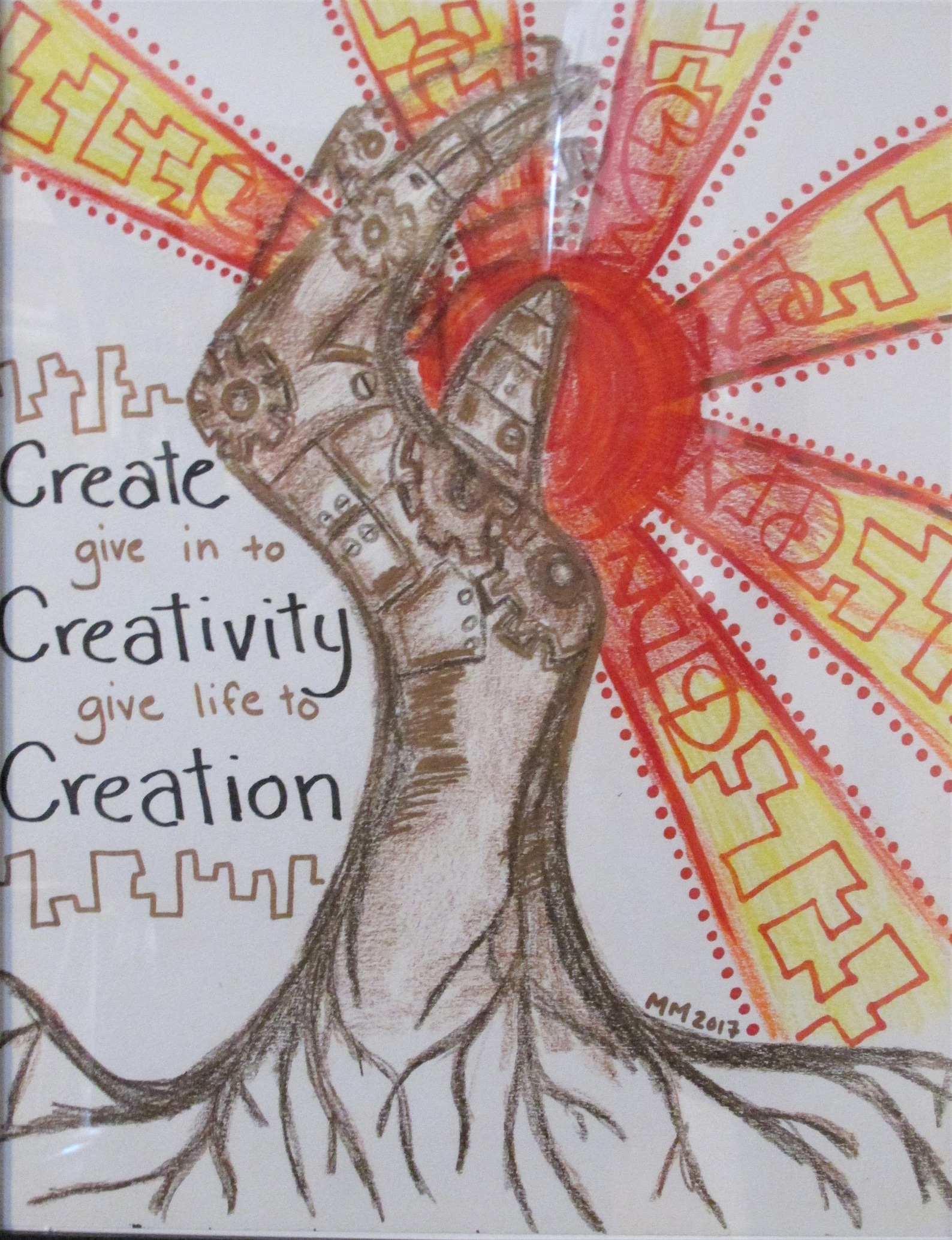 Steampunk Artist Inspirational Word Art Hand Drawn - Etsy