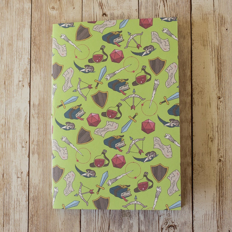 Adventuring Gear A5 Dungeons & Dragons Journal Dnd Campaign - Etsy