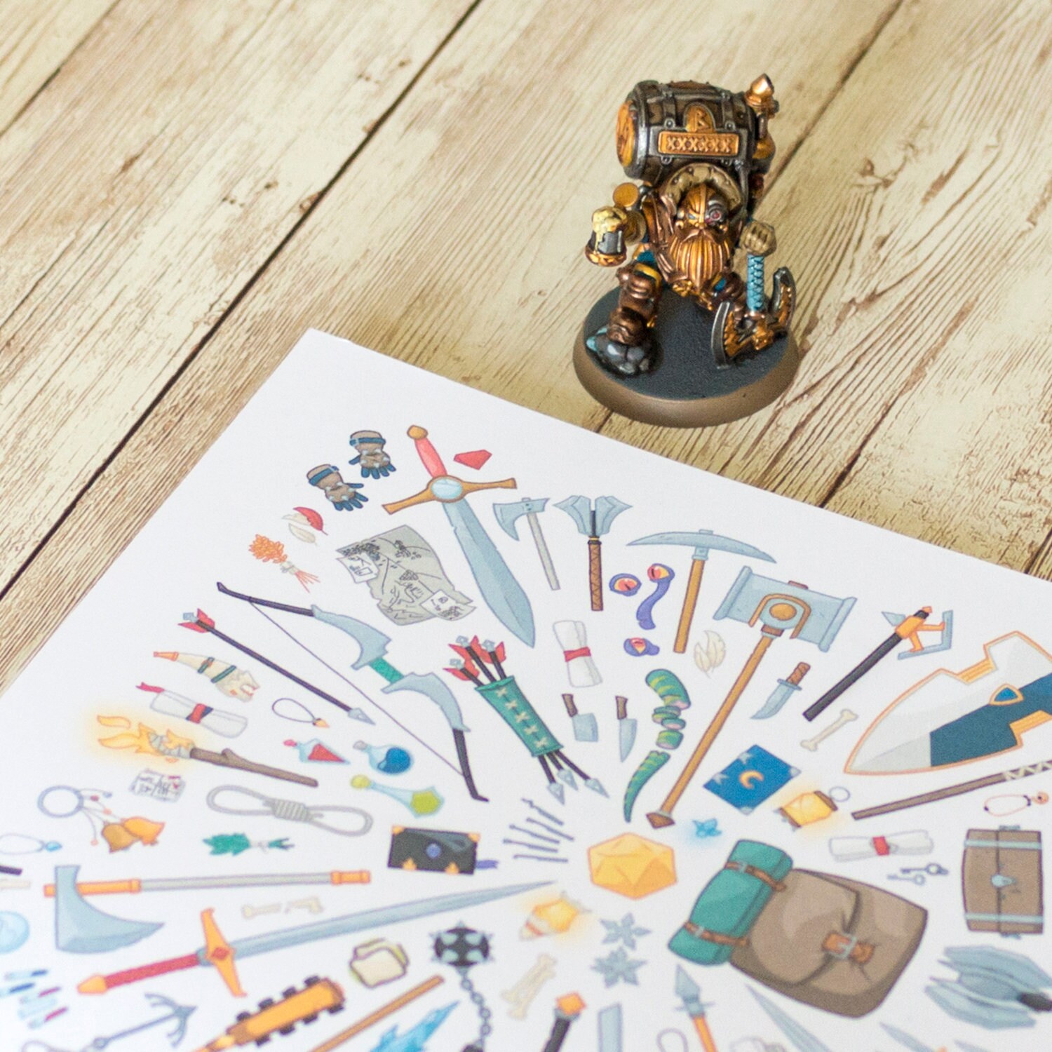 Adventuring Gear A5 Dungeons & Dragons Journal - Tabletop Role Playing ...