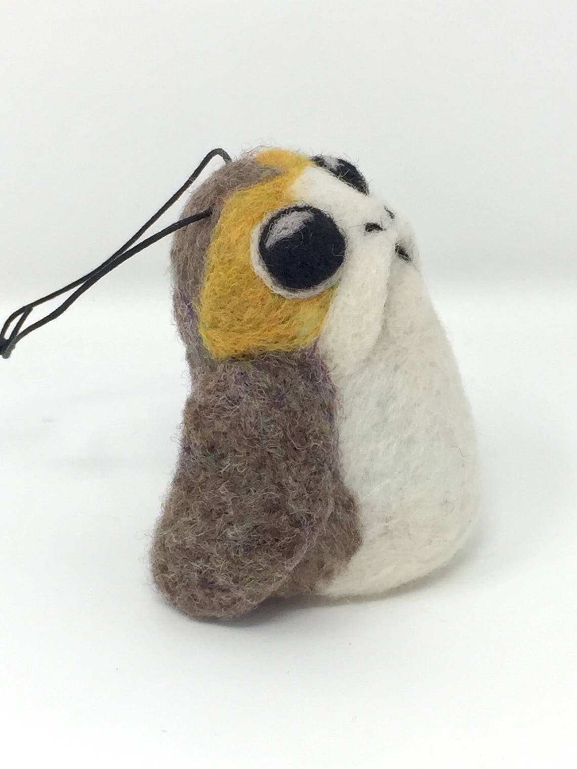 Porg Star Wars Needle Felt Figure Frown Face - Etsy